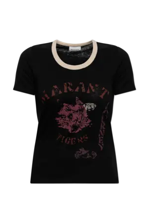 MARANT ETOILE Kiliann Linen T-shirt - Black