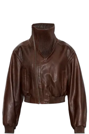 Christopher Esber Lunnet Leather Jacket - Brown