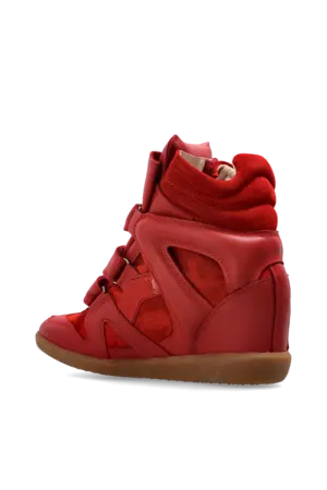 Isabel Marant Étoile Suede Wedge Heel Shoes "bekett Ring