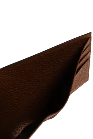 FERRAGAMO Leather Wallet With Monogram