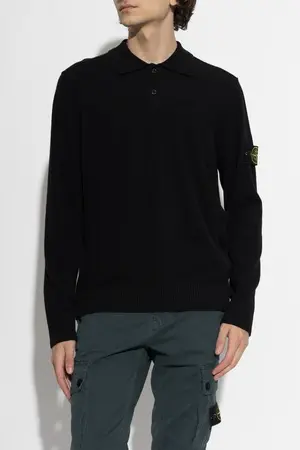 Stone Island Wool Polo Sweater