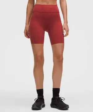 Lululemon Fast And Free 6-pocket High-rise Short - Rocket Red