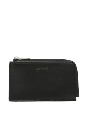 JIL SANDER Card Holder With Logo Print - Black