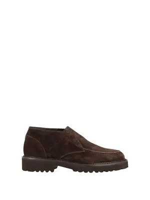 DOUCAL'S Almond Toe Slip-on Loafers