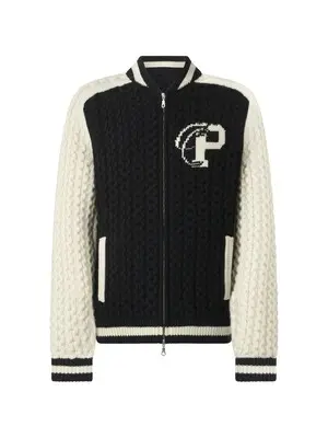 Philipp Plein Knit Bomber Plein Star