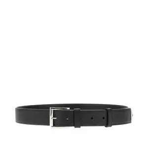 Prada Saffiano Leather Belt - Black