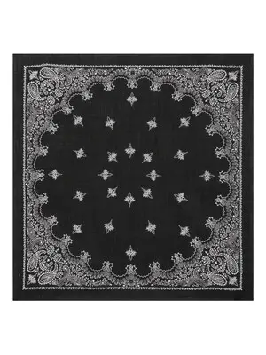 Destin Scarf Wool "judy Carre 90x90 Cm - Black
