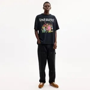 COACH OUTLET Cartoons Relaxed T-shirt In Organic Cotton - Navy
