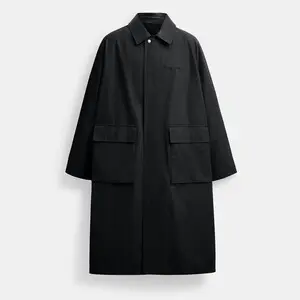 COACH OUTLET Lightweight Overcoat - Black