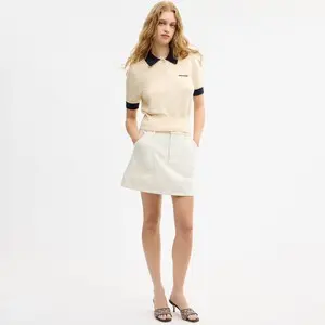 COACH OUTLET Organic Cotton Knit Polo - Cream