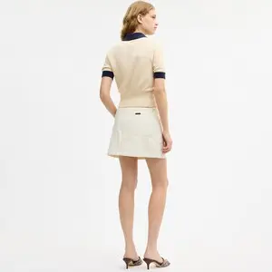 COACH OUTLET Organic Cotton Knit Polo - Cream