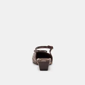 COACH OUTLET Bow Slingback Heel In Signature Jacquard