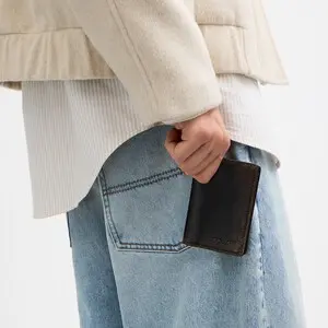 COACH OUTLET Id Card Wallet In Loved Leather