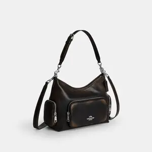 COACH OUTLET Laurel Shoulder Bag - Silver/black Brown