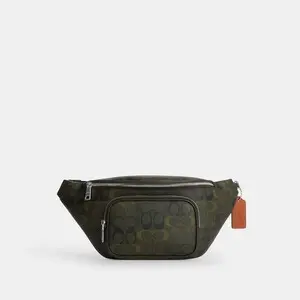 COACH OUTLET Travis Belt Bag 35 In Signature Camo Print - Green/black