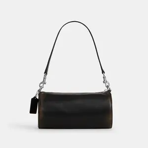 COACH OUTLET Andre Barrel Bag 24 - Silver/black Brown