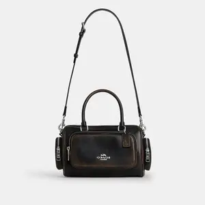COACH OUTLET Rowan Satchel Bag With Pockets In Loved Leather