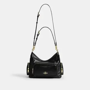 COACH OUTLET Laurel Shoulder Bag With Pockets - Gold/black