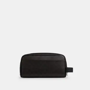 COACH OUTLET Large Travel Kit In Signature Canvas With Patches
