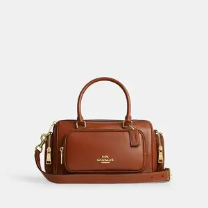COACH OUTLET Coach Rowan Satchel Bag - Gold/cinnamon