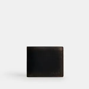 COACH OUTLET 3-in-1 Wallet In Loved Leather - Black Brown