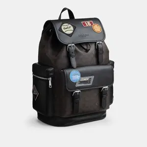 COACH OUTLET Sprint Backpack In Signature Canvas With Patches
