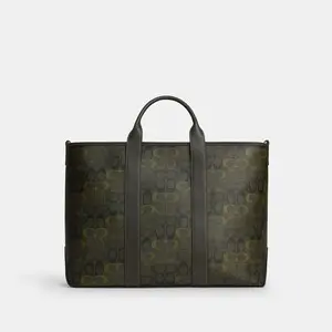 COACH OUTLET Grayson Tote Bag - Green/black