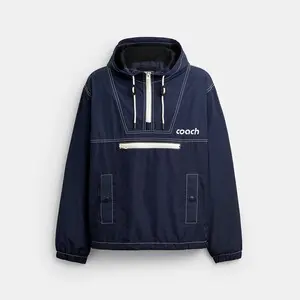 COACH Half Zip Windbreaker In Recycled Polyester