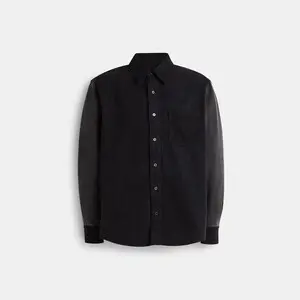 COACH Restored Denim Shirt - Black