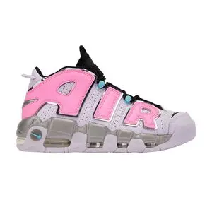 Nike Wmns Air More Uptempo 'silver Vibrant Pink' Silver