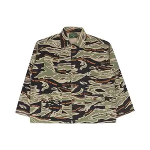 DENIM TEARS Ming Military Shirt 'camo - Green