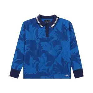 Ahluwalia Buju Knitted Long-sleeve Polo Sweater
