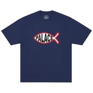 PALACE Plaice T-shirt 'navy - Blue