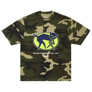 PALACE Transport T-shirt 'woodland Camo - Green