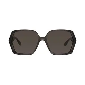 Alaïa Square-frame Recycled Acetate Sunglasses - Grey