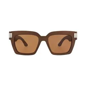 Gucci Square-frame Injection Sunglasses - Brown