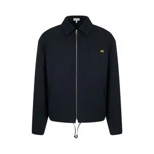 Loewe Zip-up Jacket 'dark Navy - Blue