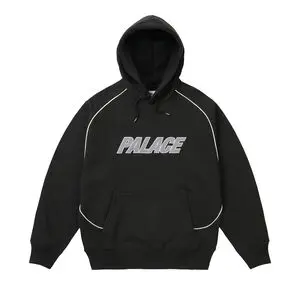 PALACE Line It Up Hood - Black