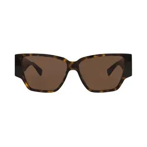 Bottega Veneta Square Sunglasses 'havana - Brown