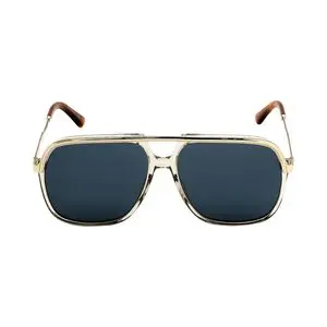 Gucci Aviator Sunglasses /gold/blue - Brown