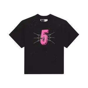 SP5DER Pavouk Rhinestone Tee - Black