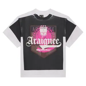 SP5DER Overprint Araignee Tee - Black