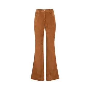 Moncler Corduroy Flared Trousers - Brown