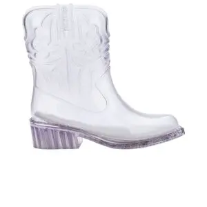Melissa Mini Texas Boot 'clear - White