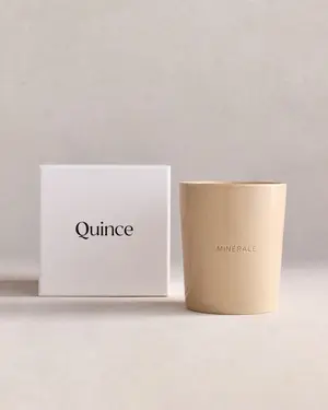 Quince Minérale 3-wick Luxury Candle, Plant-based Wax