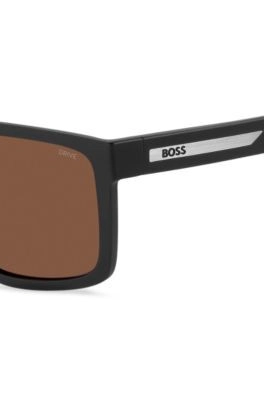 BOSS Black Sunglasses With High-contrast Polarized Lenses