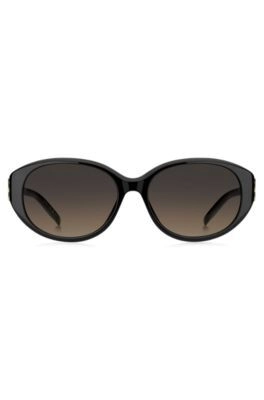 BOSS Two-tone Sunglasses With Double B Monograms
