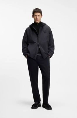 Hugo Merino Wool Quarter-zip Pullover