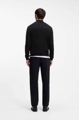 Hugo Merino Wool Quarter-zip Pullover