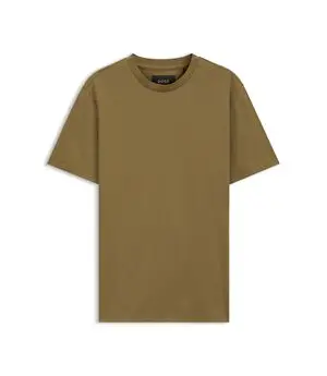 BOSS Crewneck T-shirt In Mercerized Supima Cotton - Beige